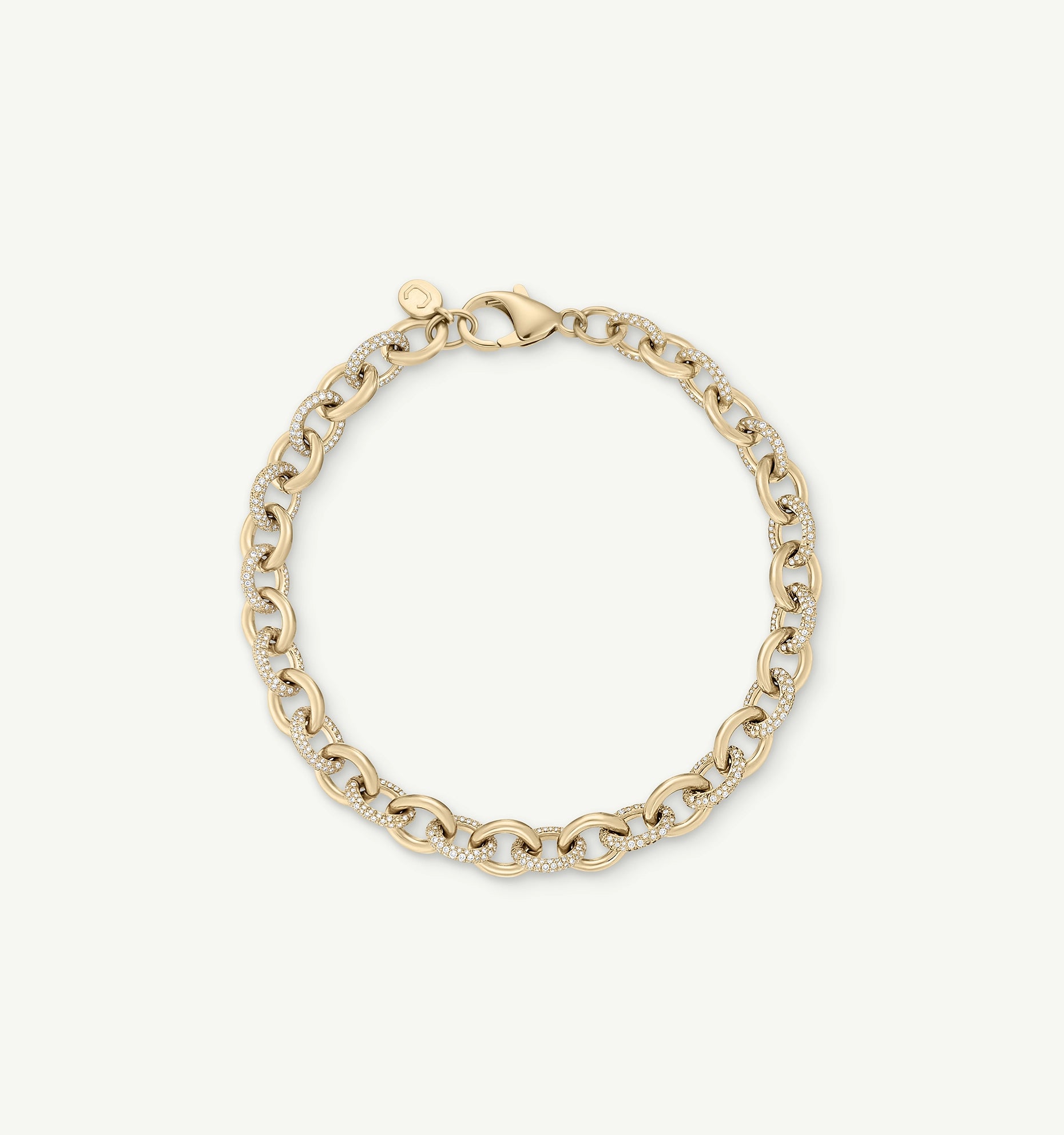 Old English Pavé Link Bracelet – Cece Jewellery