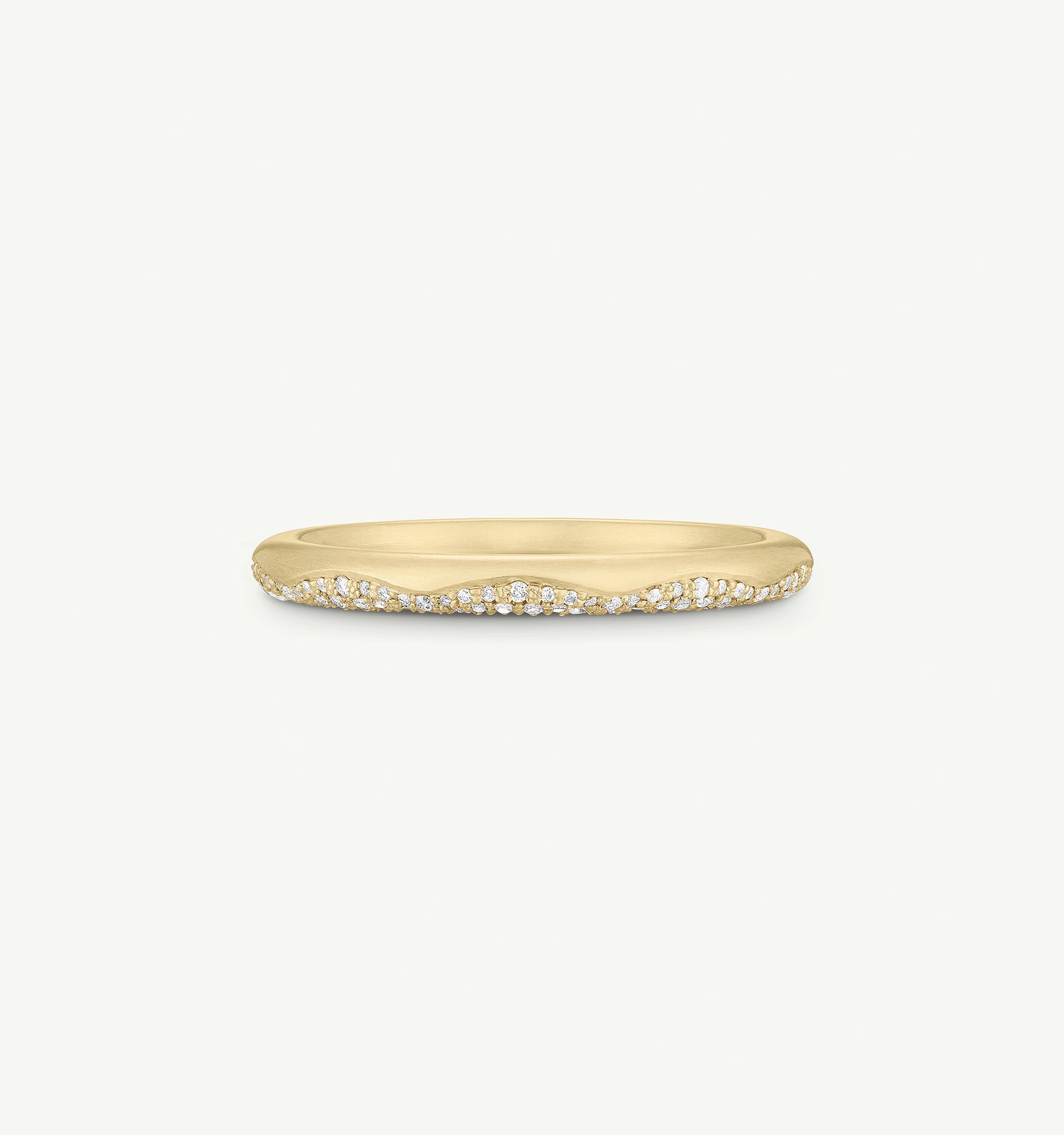 The Scalloped Pavé Stacking Ring – Cece Jewellery