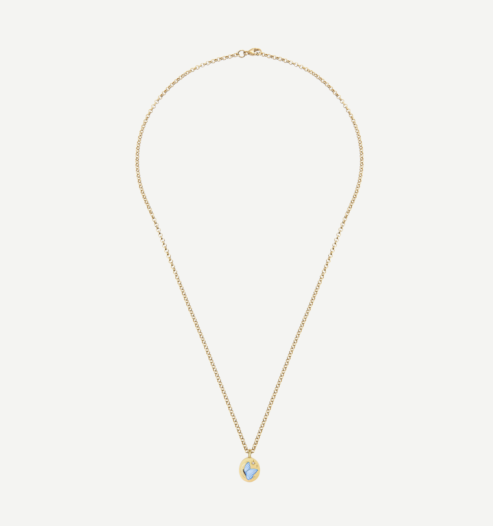 Butterfly & Moon Pendant – Cece Jewellery