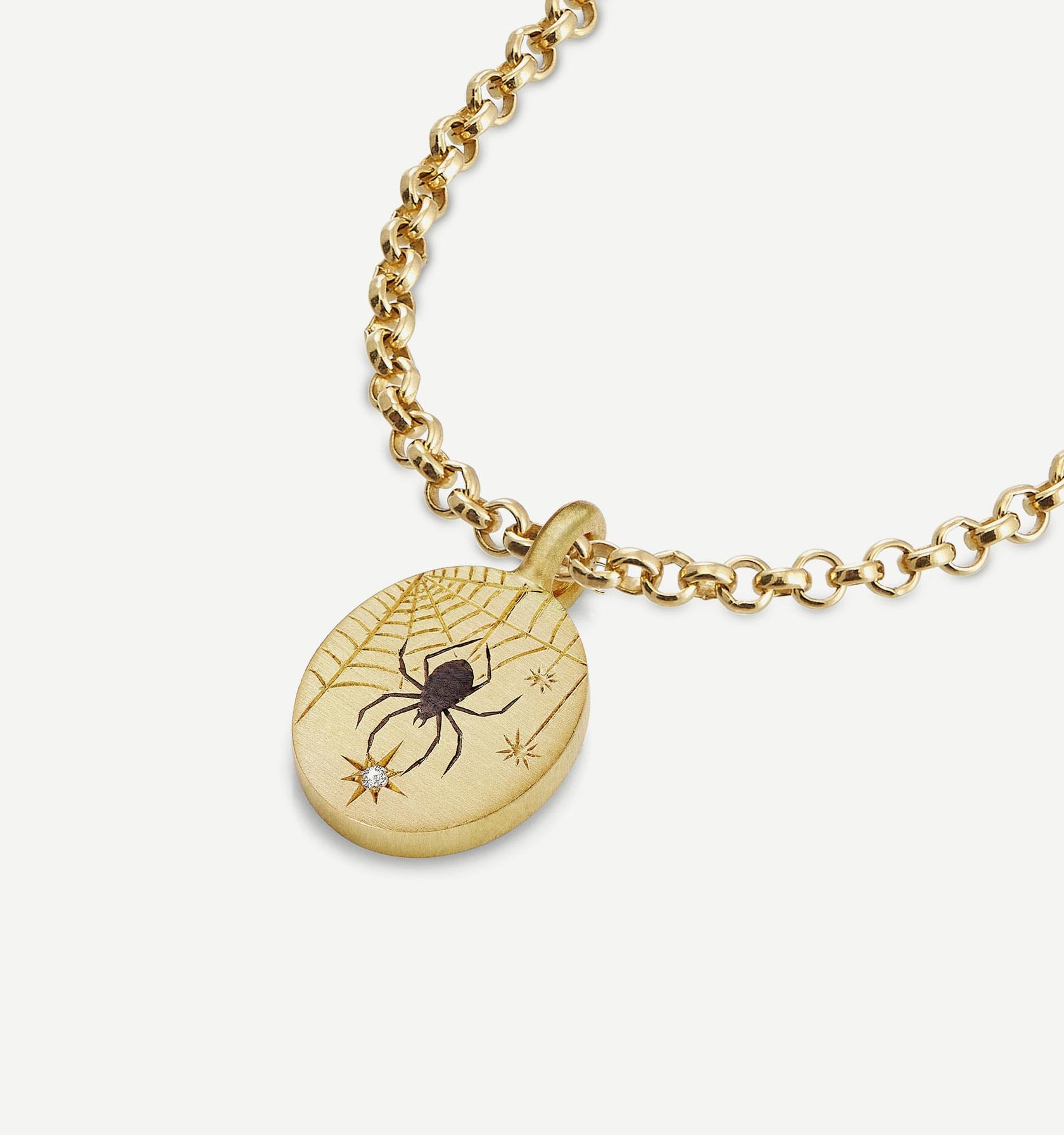 Spider & Diamond Pendant – Cece Jewellery